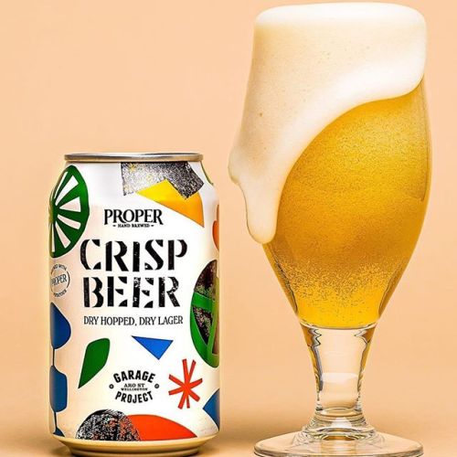 Garage Project Crisp Beer Dry Hopped Dry Lager⠀